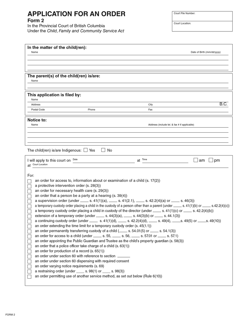 Vol. 62, No. 5 – B.C. Reg. 49/2019